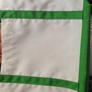 Giggle Scape | Bags | Giggle Scape White And Green Tote Bag New | Poshmark
